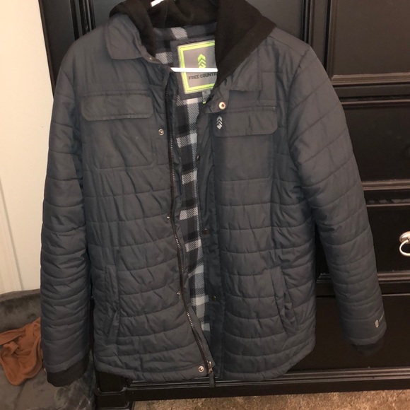 Free Country | Jackets & Coats | Mens Free Country Hooded Puffer Coat ...